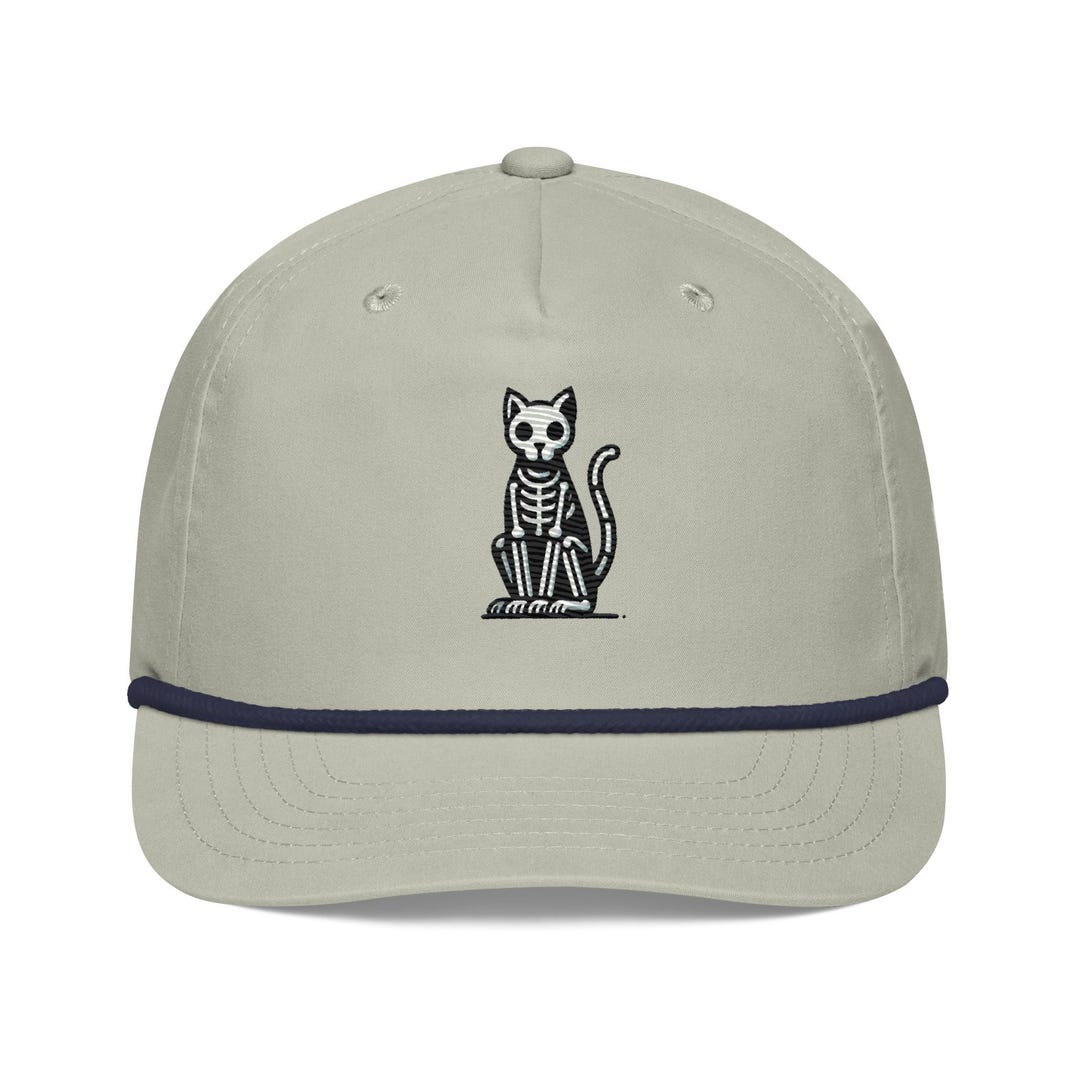 Skeleton Cap Golf Rope Cap - Etsy