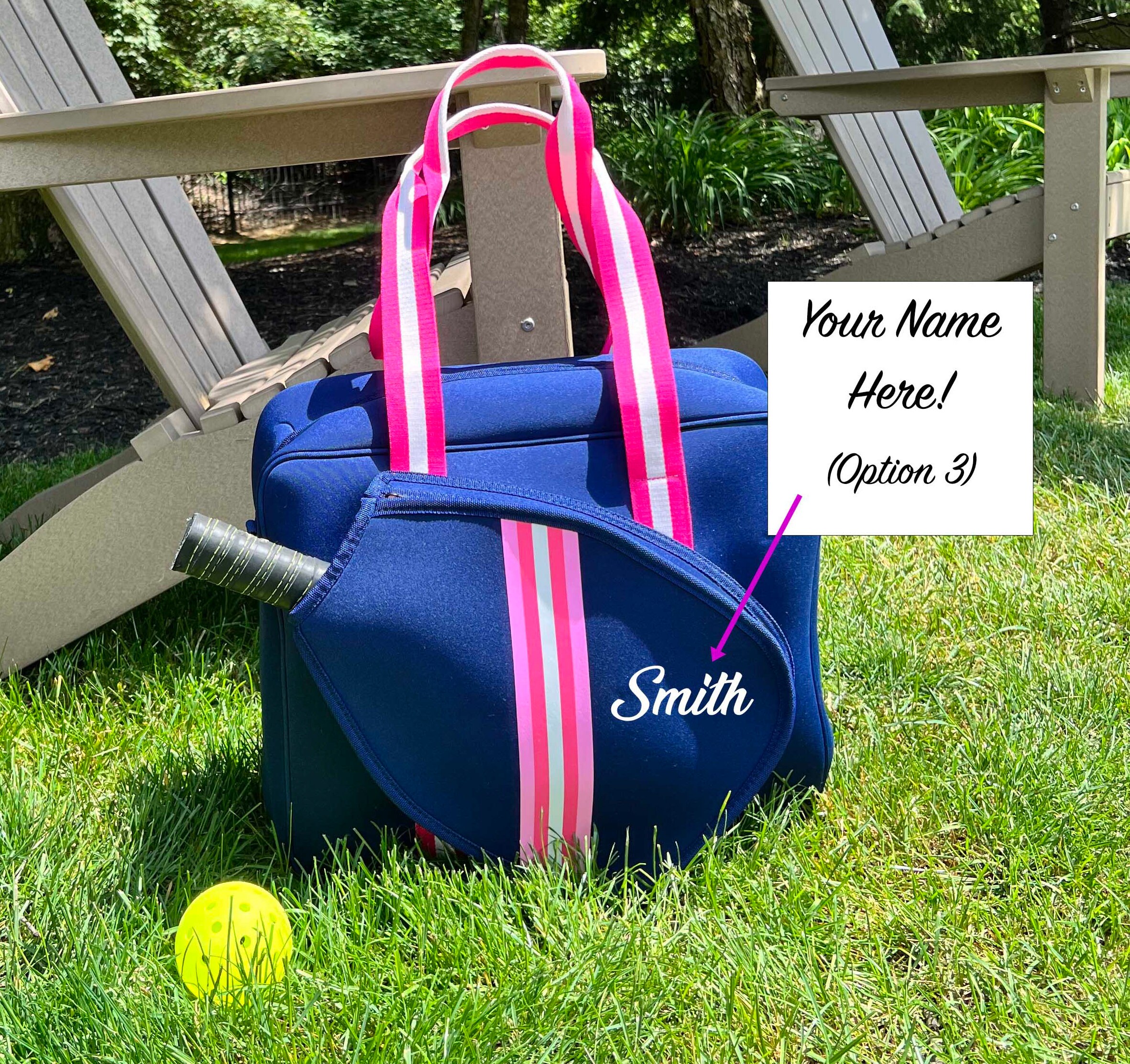 Personalized Pickleball Tote Bag: Customizable Paddle Bag - Etsy