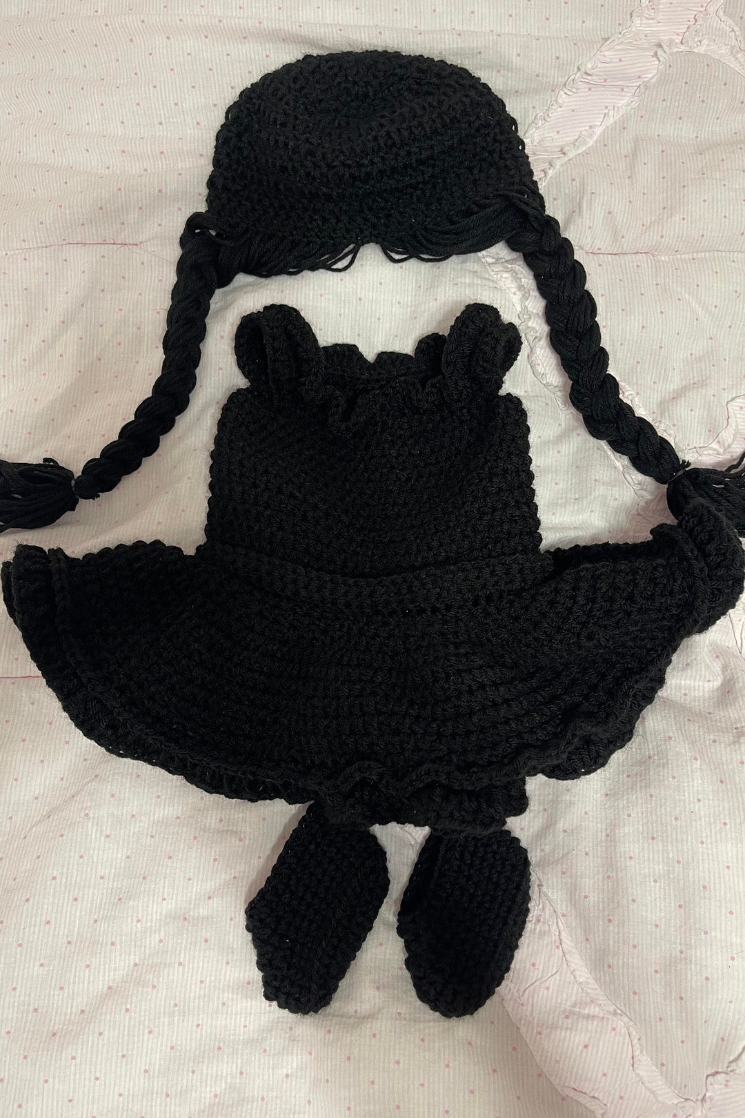 Wednesday, Addams, Halloween Costume, Photo Shoot Props, Baby, Infant ...