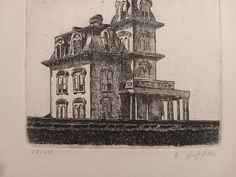 Etching Edward Hopper Radierung, Eau-forte, Aguafuerte - Etsy Canada