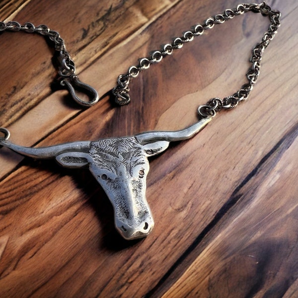 Longhorn Necklace - Etsy