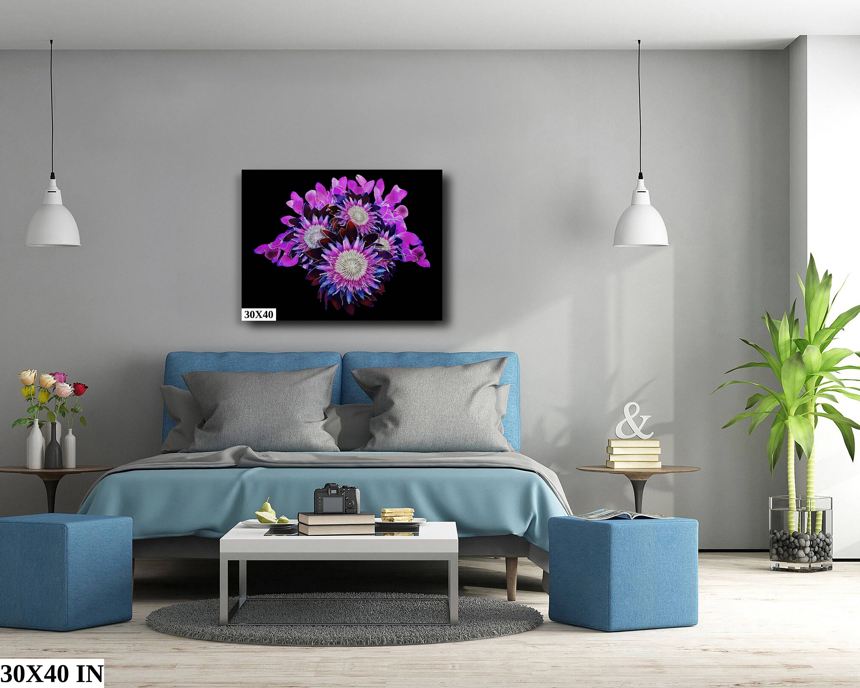 Lavender and Maroon King Protea Flowers: King Protea Flowers, Garden ...