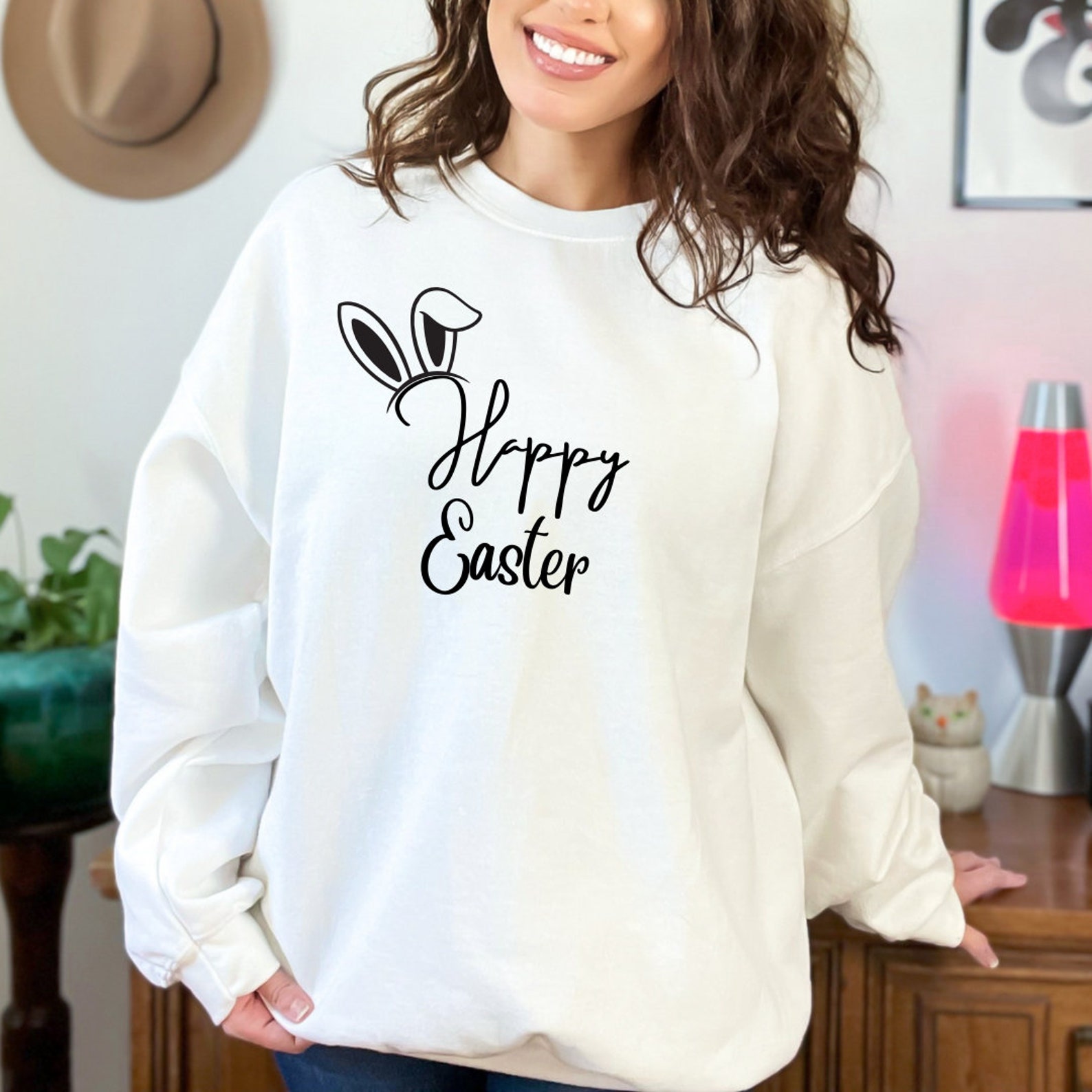 Happy Easter Sweatshirt, Happy Easter Shirt, Easter Shirt, Easter ...