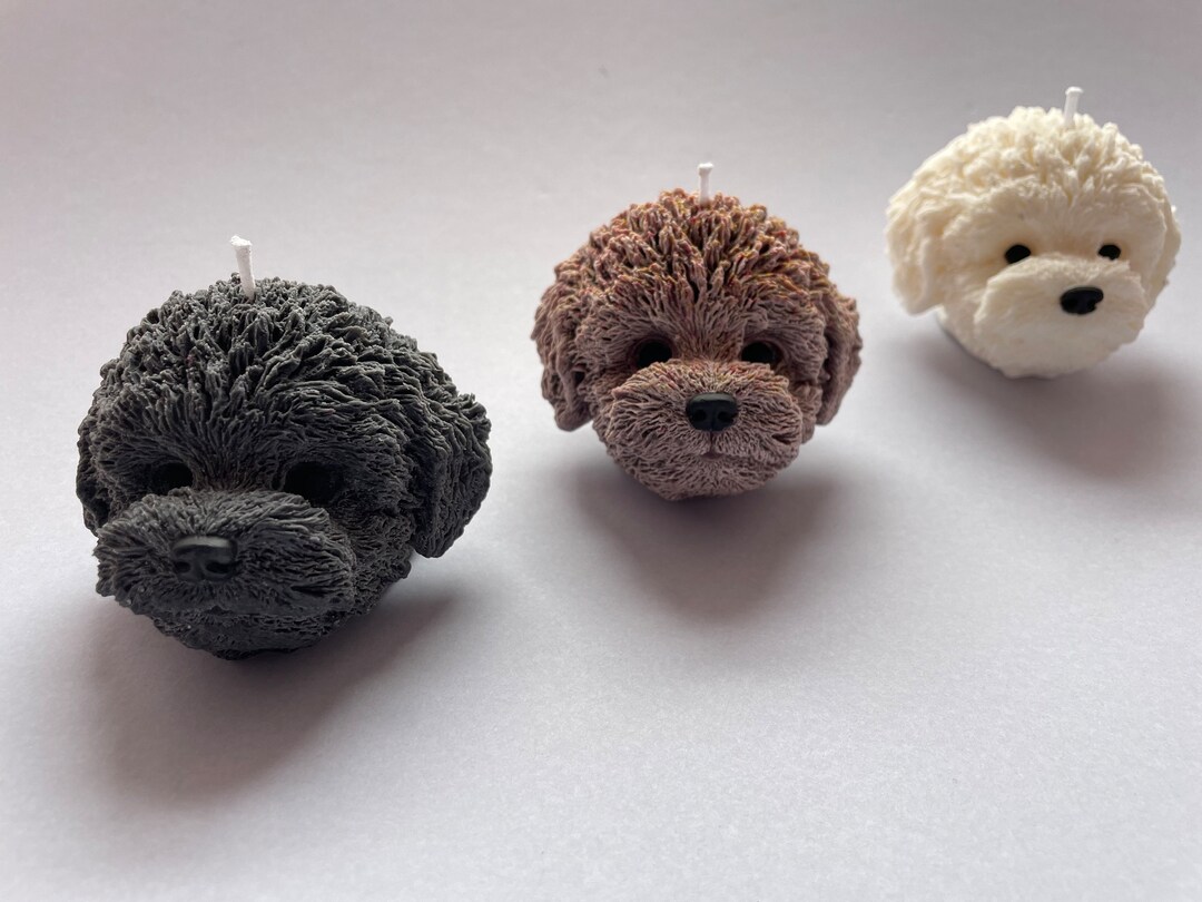 Cute Puppy Candle,maltipoo, Dog Candle,adorable Puppy Candle ...