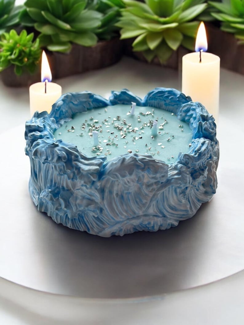 Candle in the ocean Pot, Marine Harmony Candle,sea Breeze Light, Sea ...