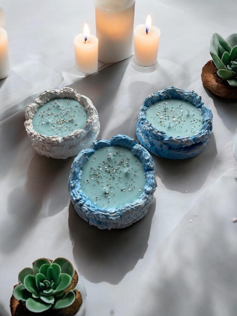 Candle in the ocean Pot, Marine Harmony Candle,sea Breeze Light, Sea ...