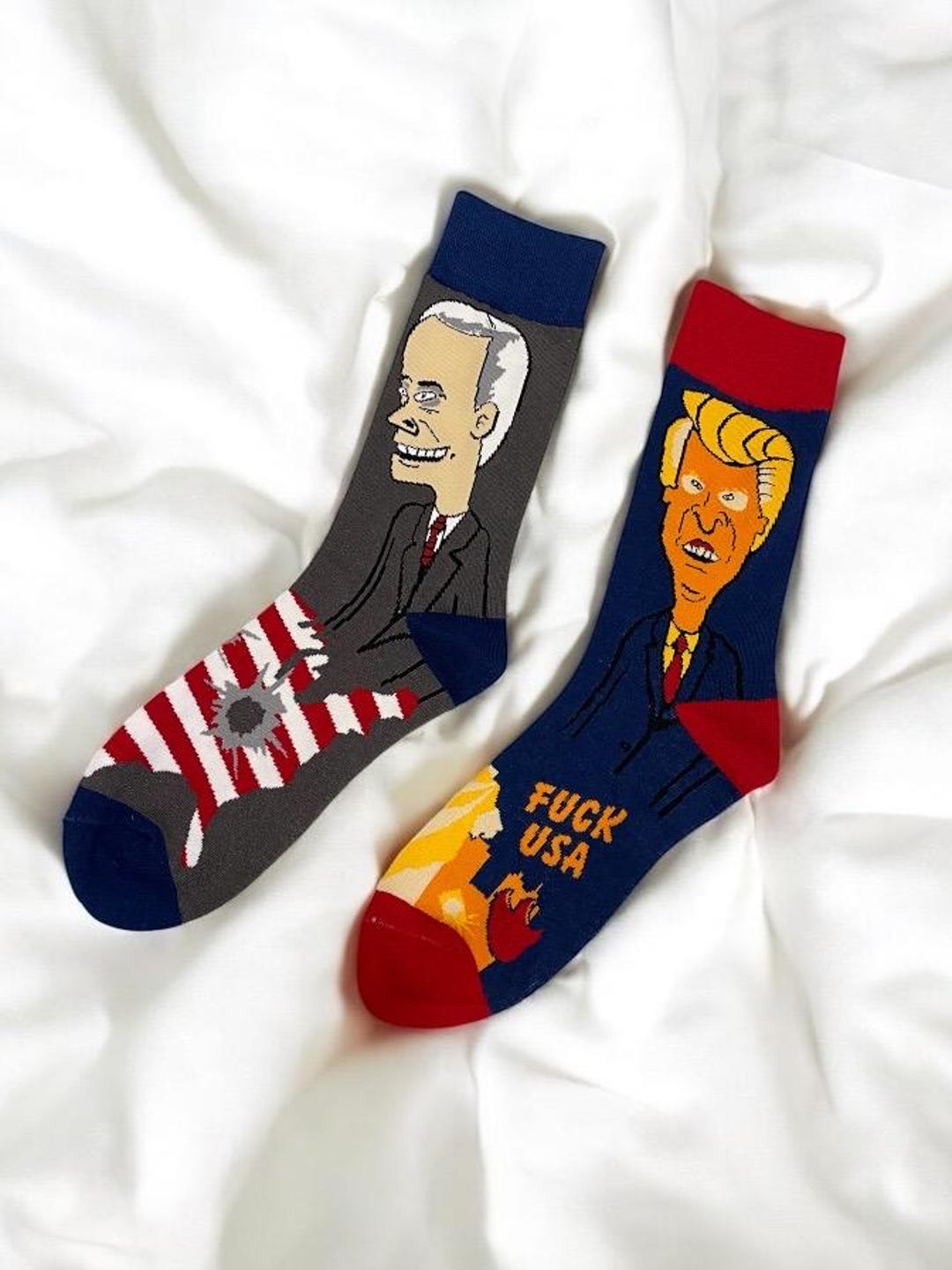 Presidential Odd Socks – Funny Cartoon Mismatch for Bold Sock Lovers - Etsy