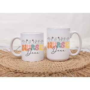 Nurse Coffee Mug Gift for Nurse Personalized Gift for Nurse Graduation ...