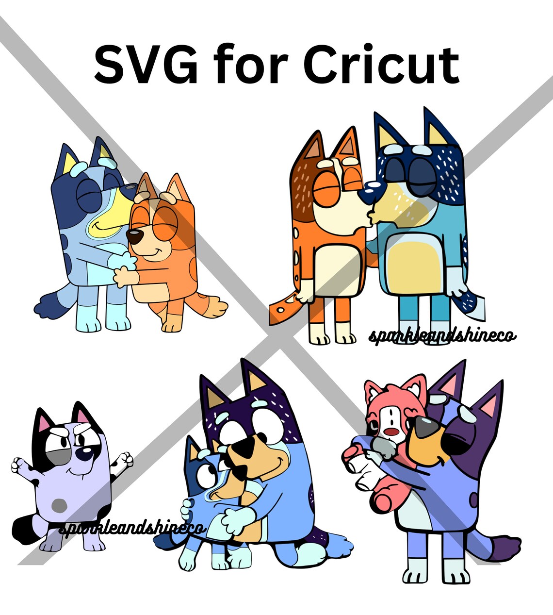 Bluey Svg Bundle Bluey Svg Bluey Png Bluey Sublimation Bluey Dog Images ...