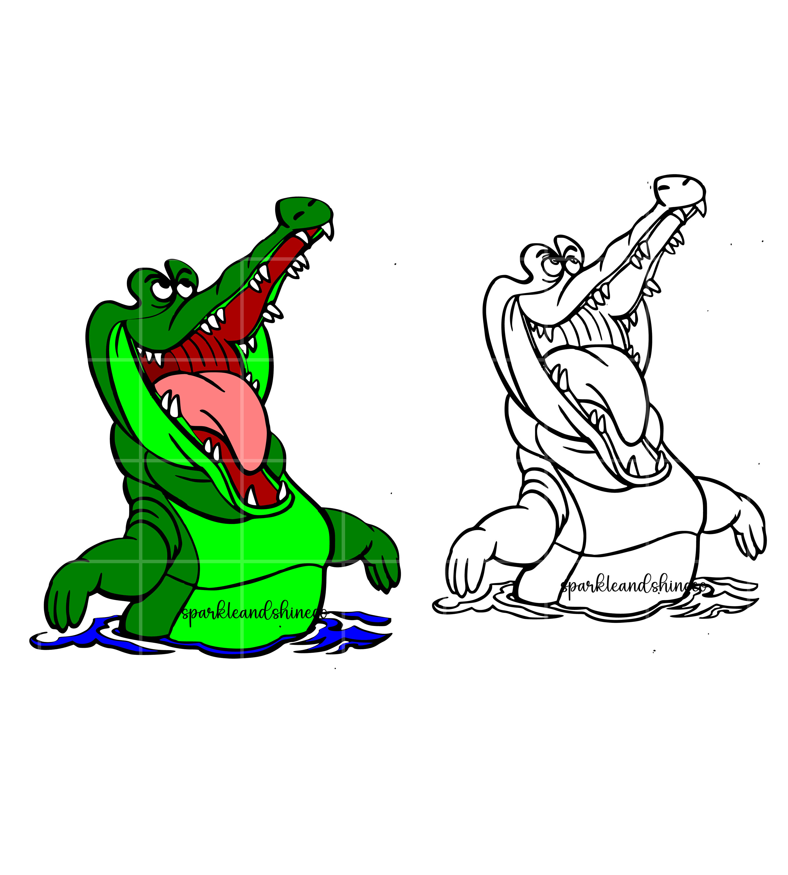 Tick Tock Alligator Svg Tick Tock Crocodile Svg Peter Pan Svg - Etsy