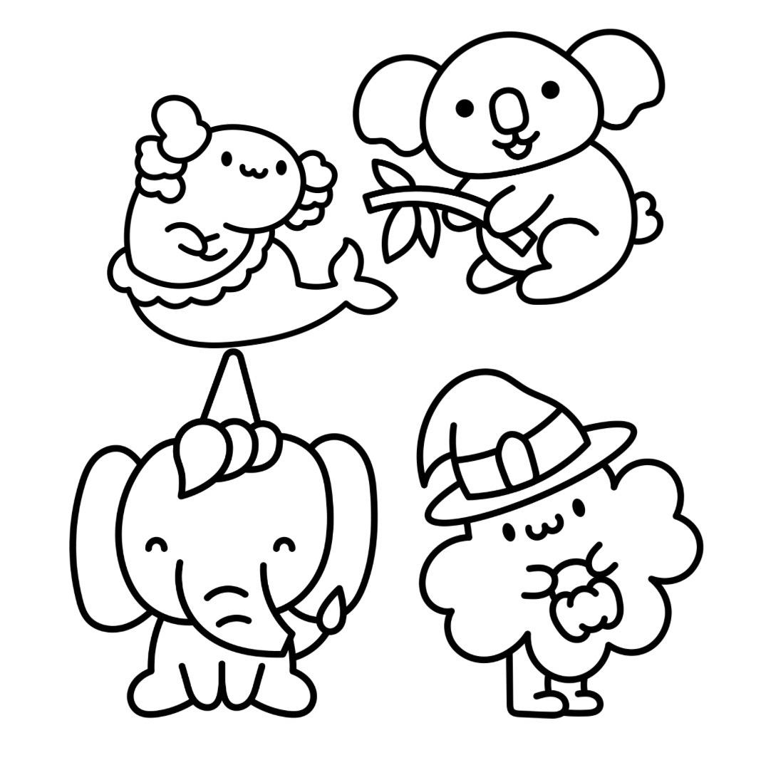 Bold and Fun Coloring - Etsy