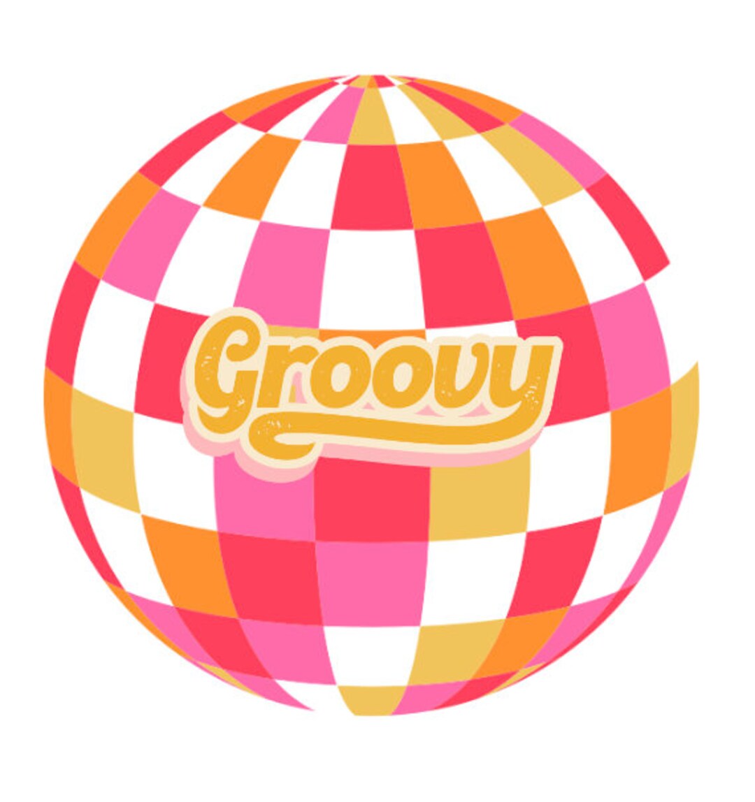 Groovy Disco Svg - Etsy