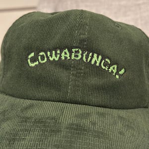 Cowabunga! Corduroy Hat - Etsy