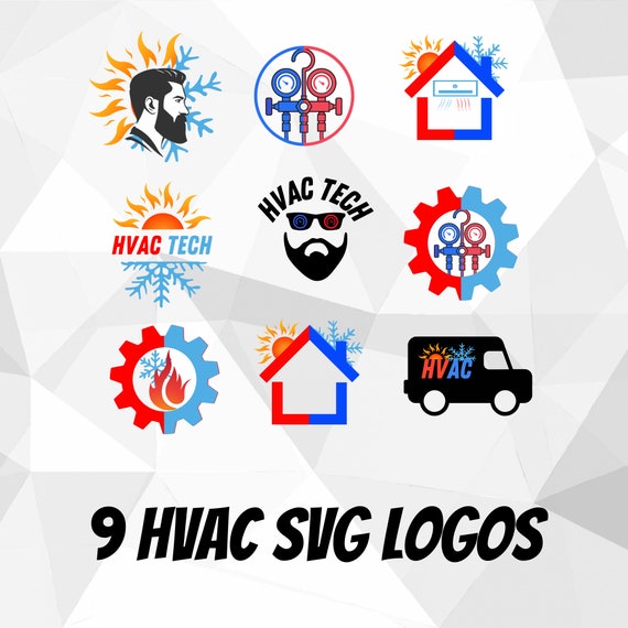 Heating And Cooling Logo Design