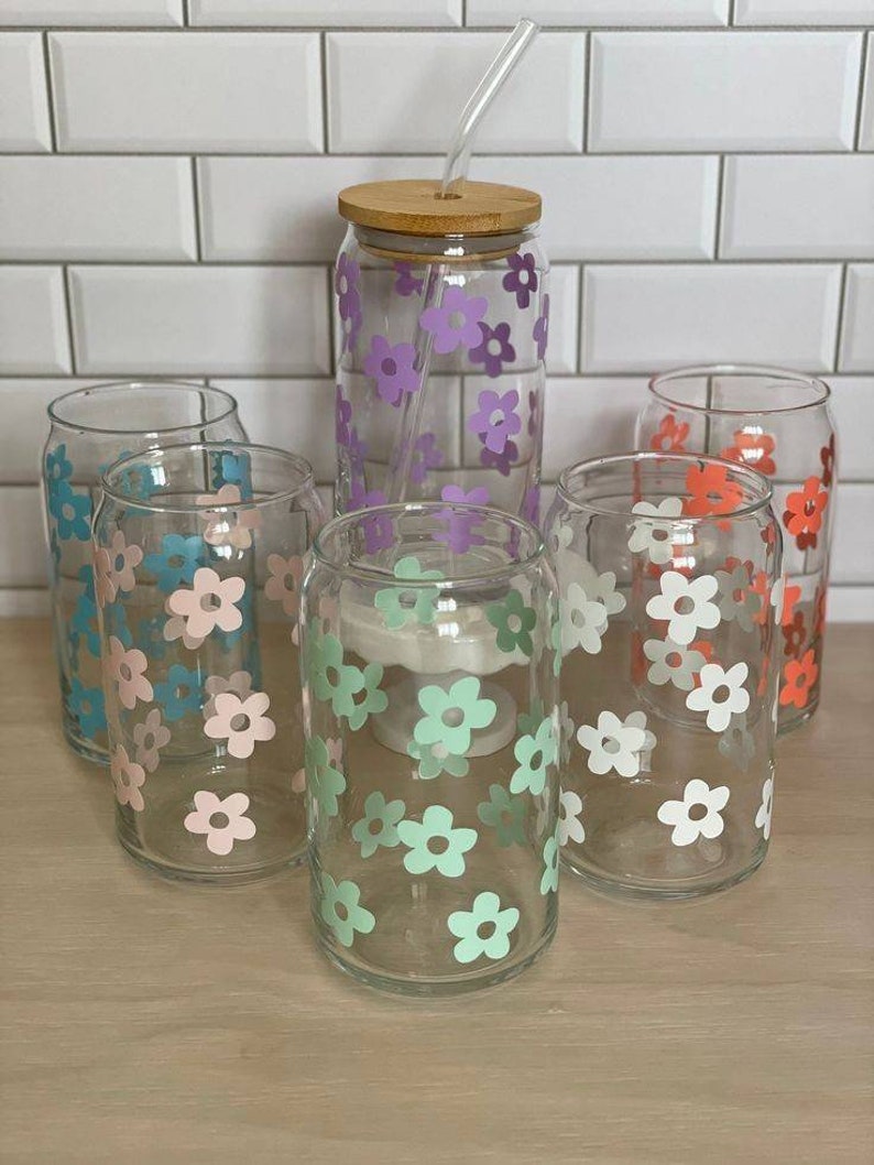 CUSTOM Glass Coffee Cup - Etsy