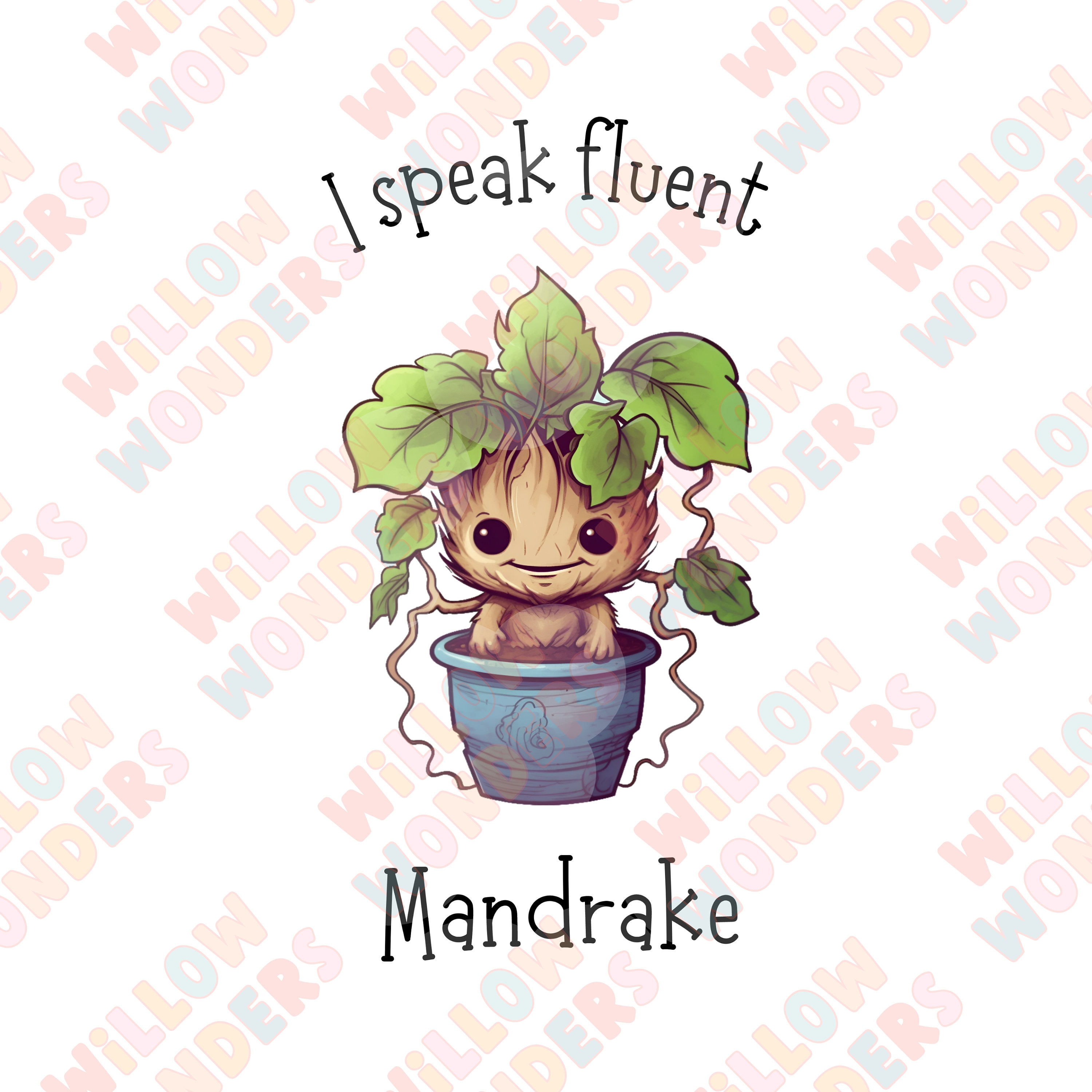 Mandrake Speak Fluent Mandrake PNG SVG Harry Wizard - Etsy