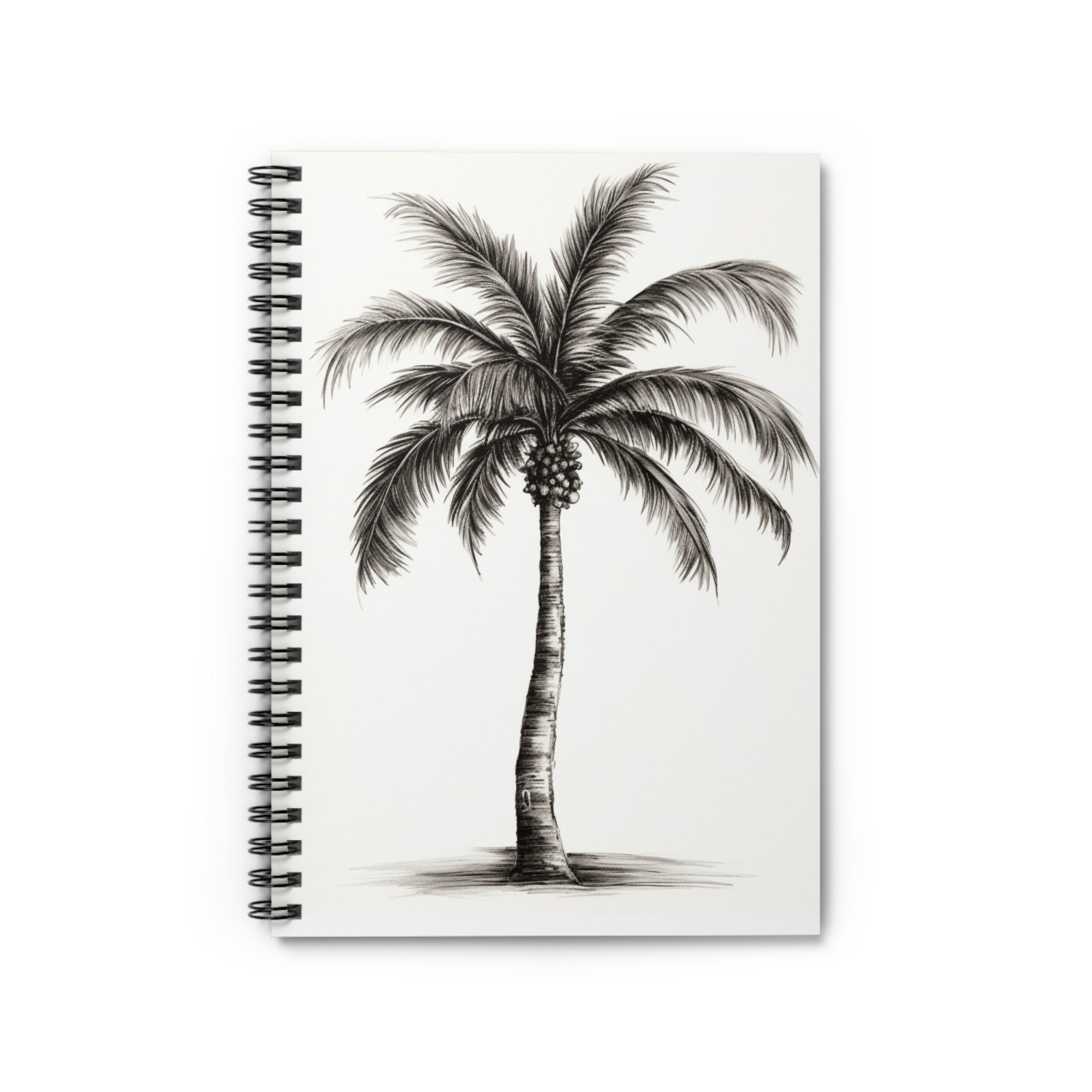 Palm Tree Spiral Notebook Ruled Line - Etsy
