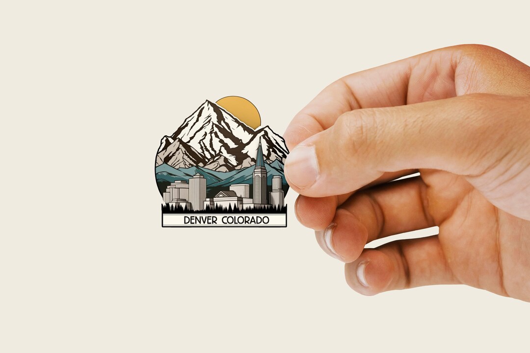 Denver Travel Sticker - Digital File - Etsy