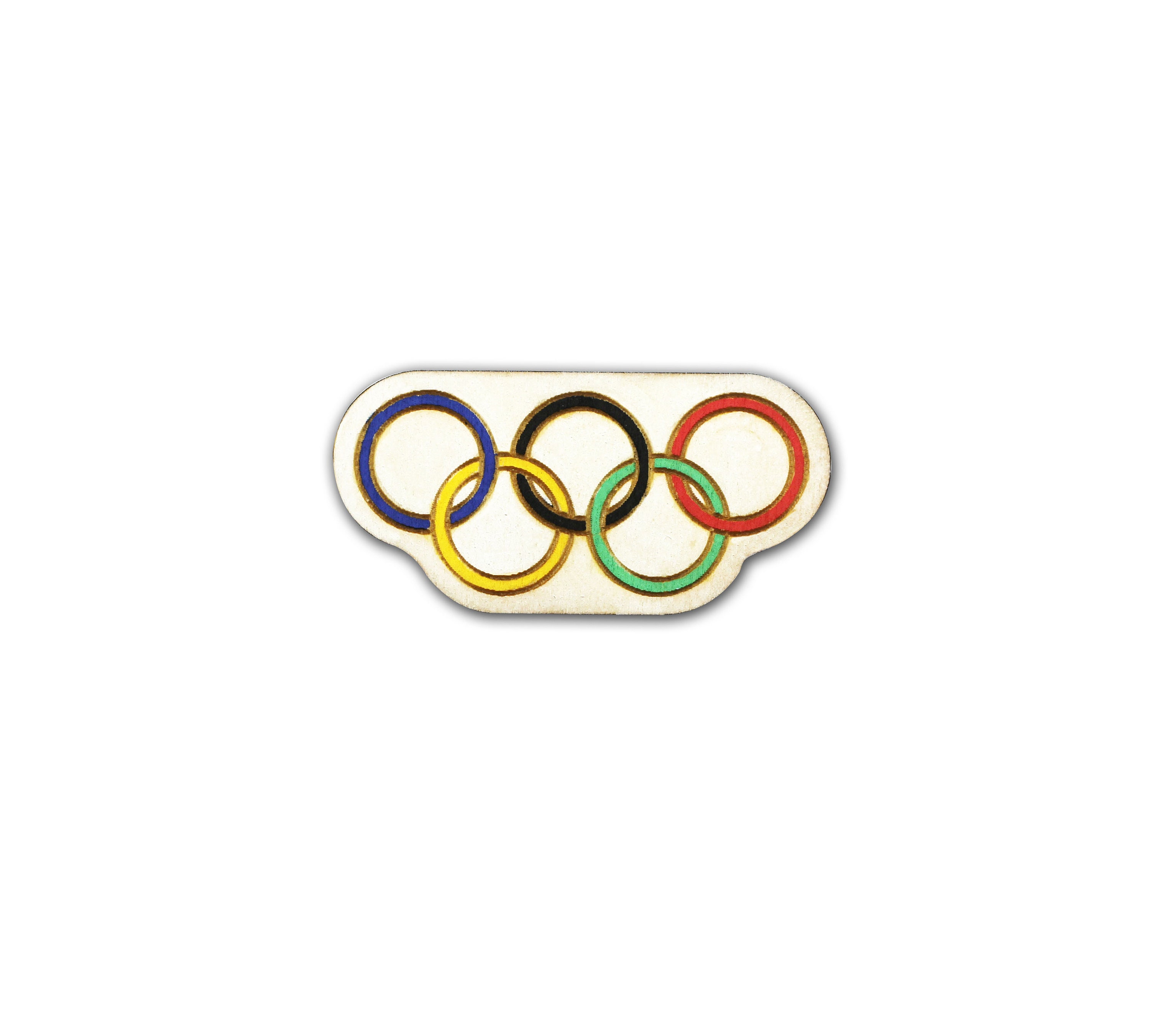 Olympic Rings Wooden Pin - Etsy