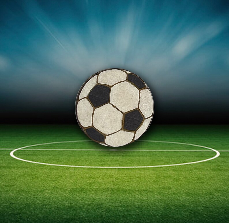 Soccer Ball Wooden Pin - Etsy