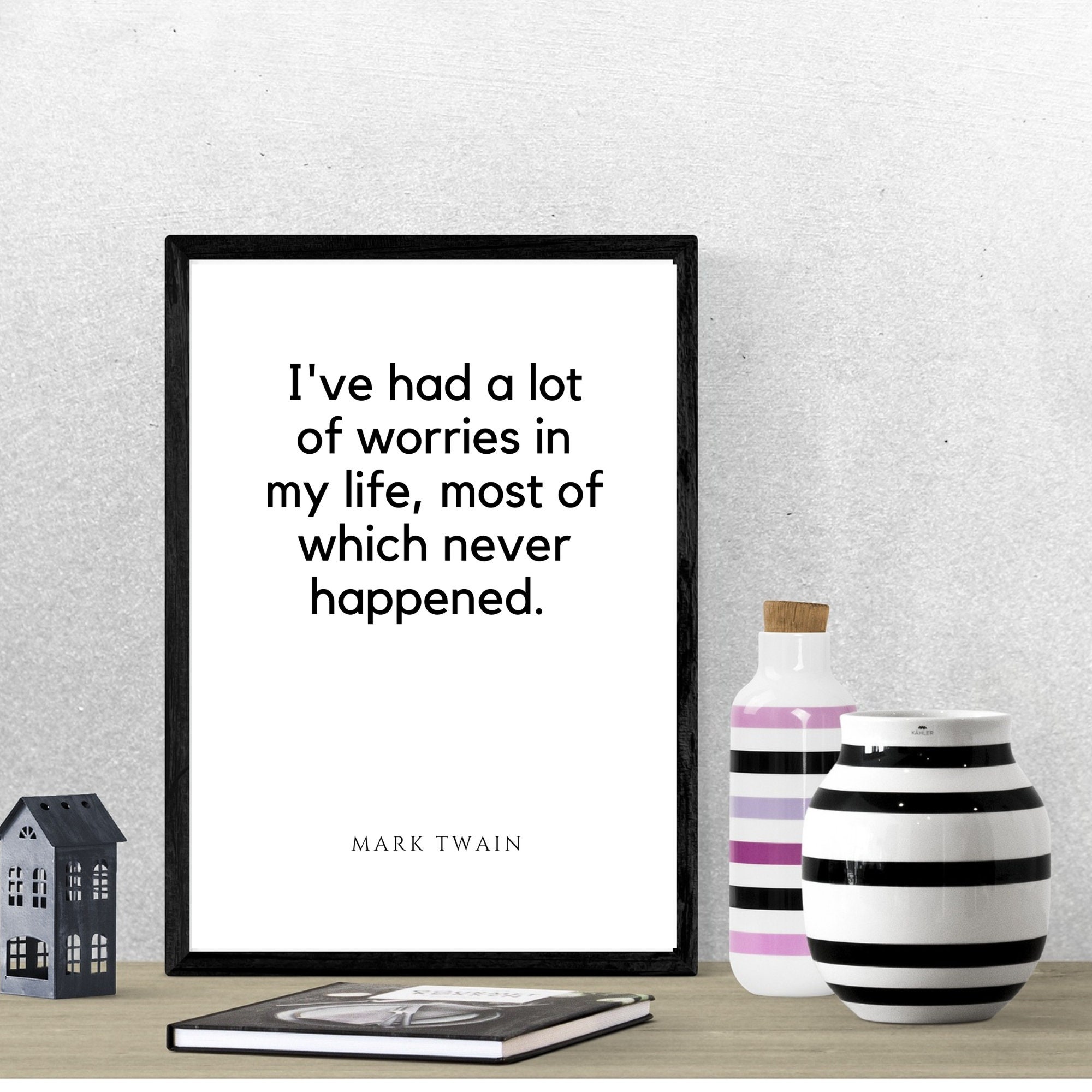 Mark Twain Quote, Inspirational Wall Art, Literary Digital Print ...