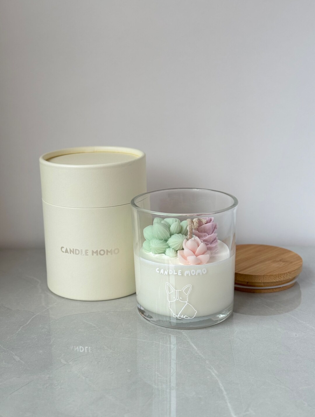 Succulent Terrarium Candle - Etsy