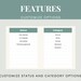 Task Planner Google Sheets | Digital Planner Template | Digital Smart ...