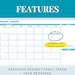2023 Digital Calendar Google Sheets To-do List Editable Monthly Digital ...