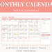 Editable Monthly Calendar: Google Sheets Task Planner (digital Download ...