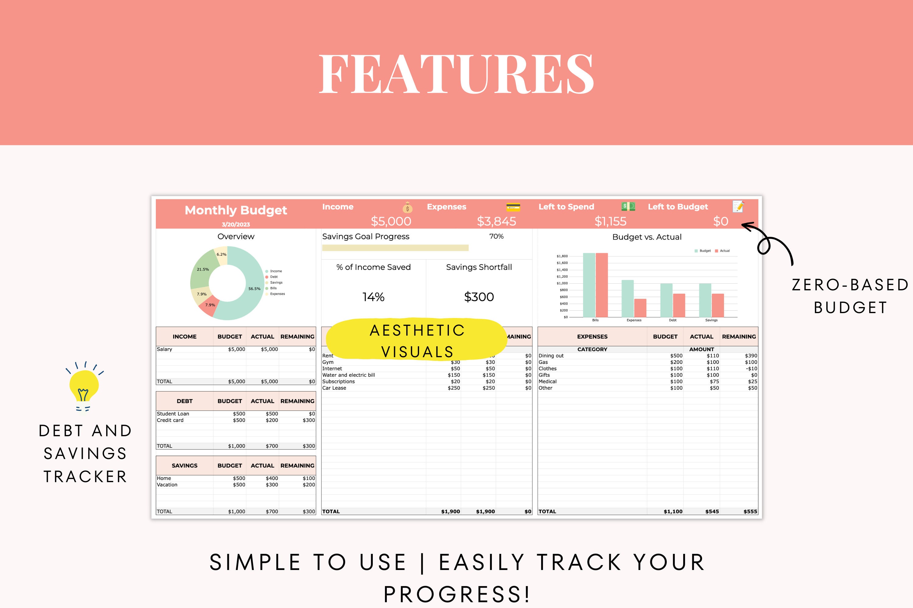 Monthly Budget Spreadsheet Google Sheets Budget Template Paycheck ...
