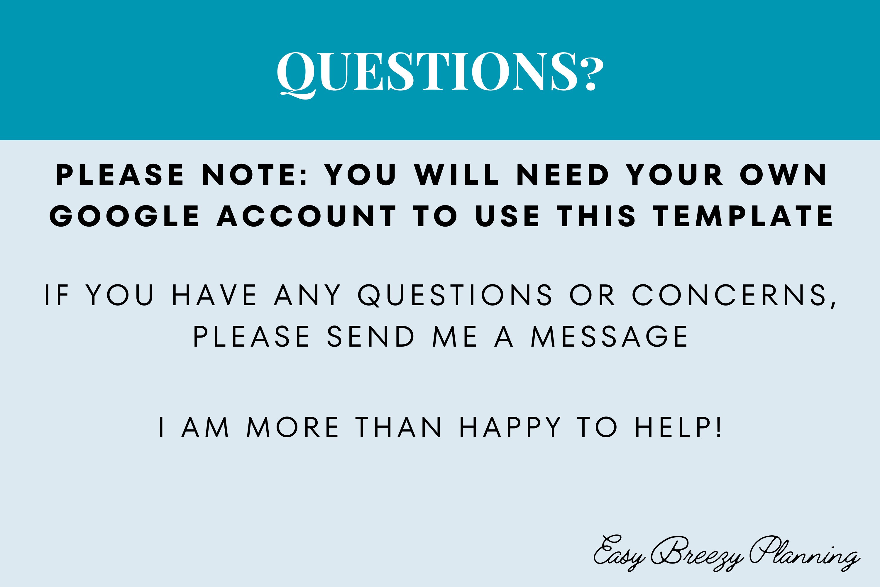 Monthly and Weekly Planner Spreadsheet, Digital Planner, Google Sheets ...