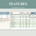 Task Planner Google Sheets | Digital Planner Template | Digital Smart ...