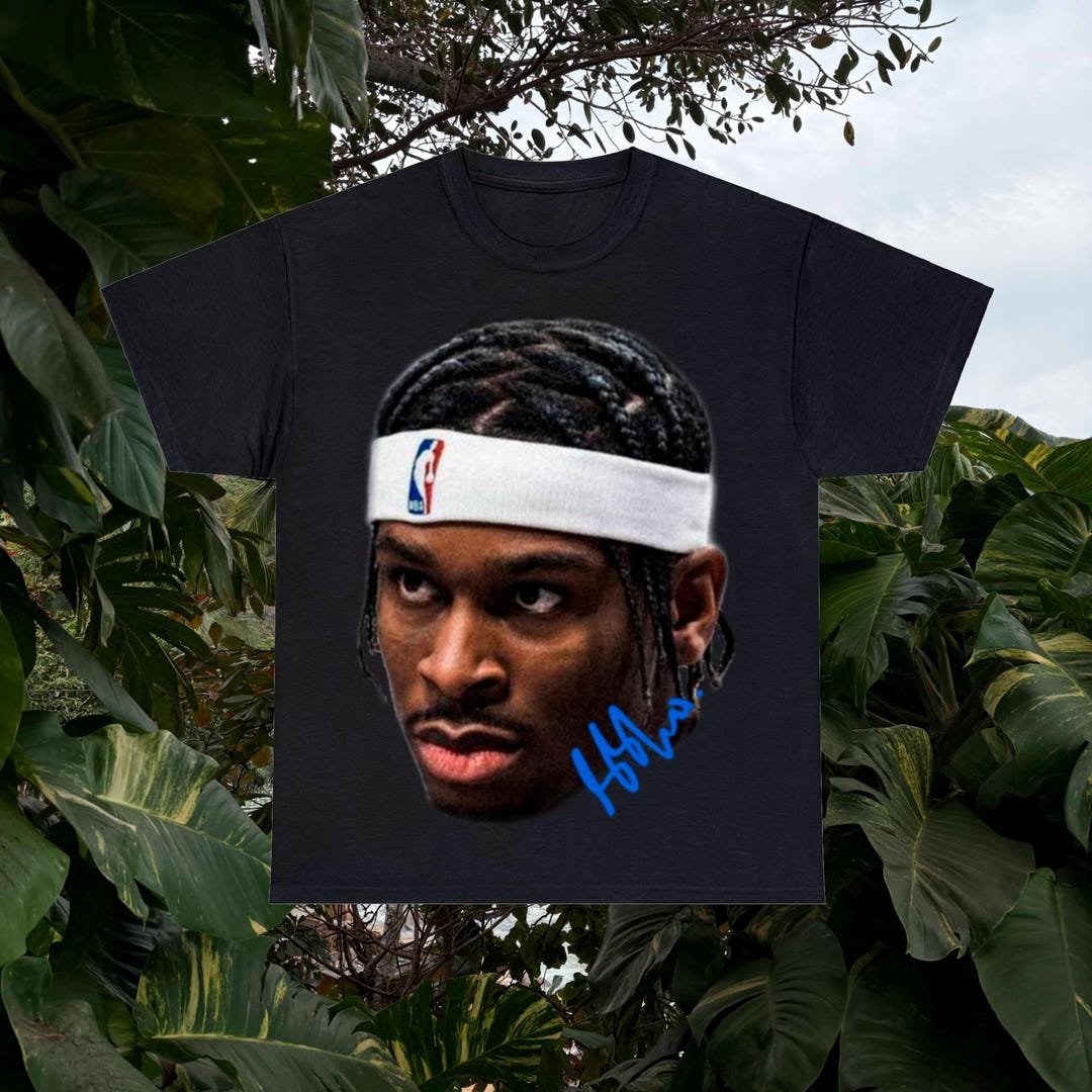 Shai Gilgeous-alexander Shirt Big Face Rap Tee MVP Mr Consistent Tee ...