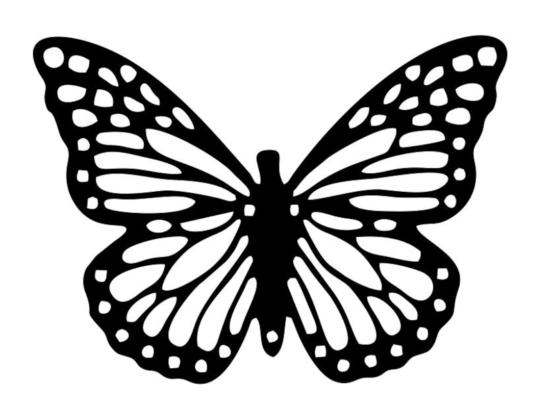 Butterfly 1 SVG, Keychain SVG, Cricut, Silhouette, Instant Download ...