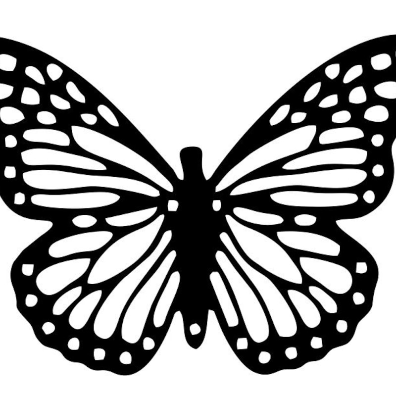 Butterfly Shape Svg - Etsy