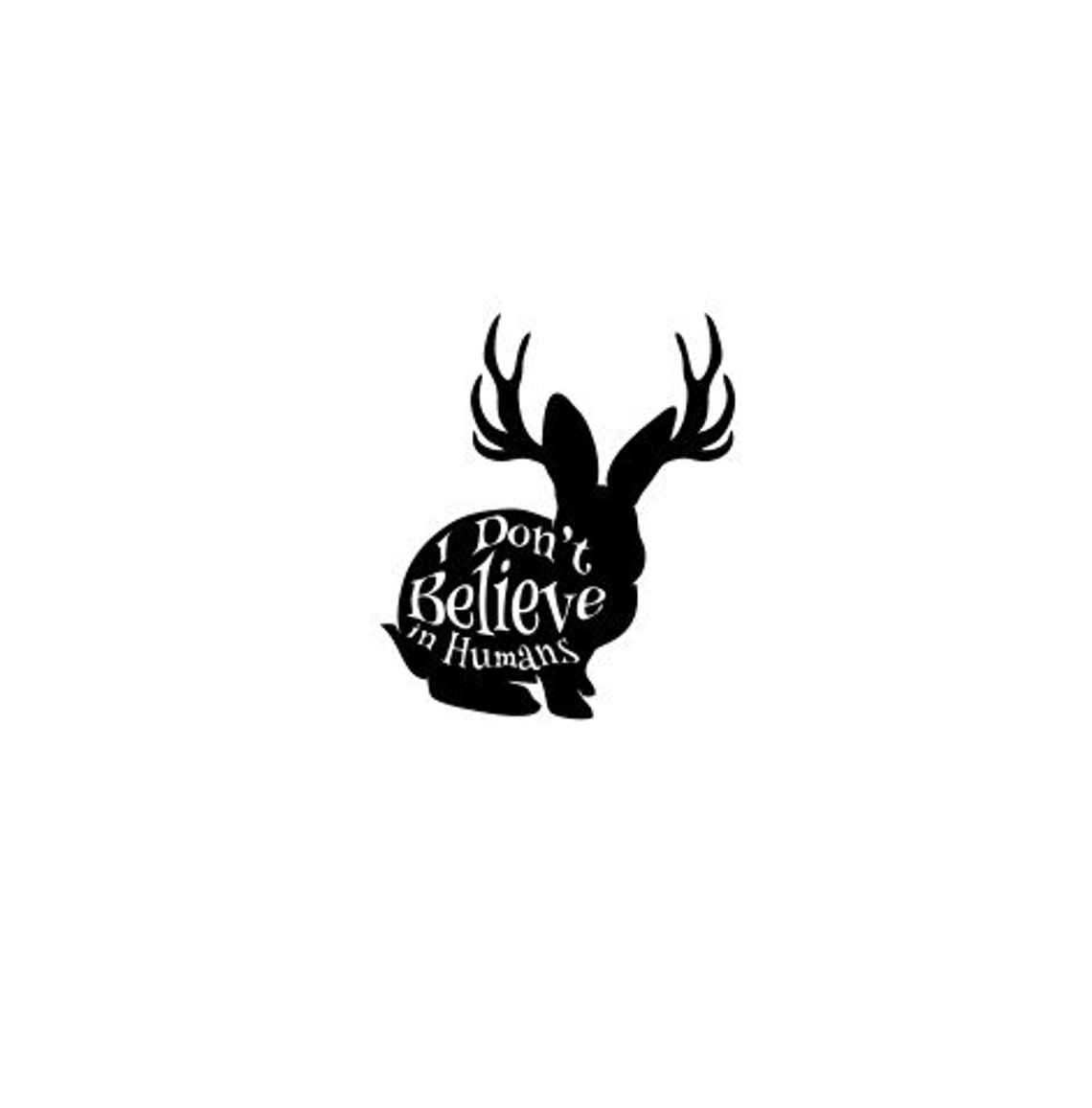 Jackalope B SVG, Keychain SVG, Cricut, Silhouette, Instant Download ...