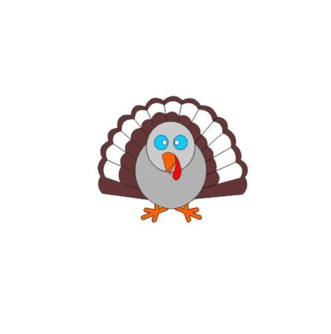 Turkey B SVG, Keychain SVG, Cricut, Silhouette, Instant Download, SVG ...