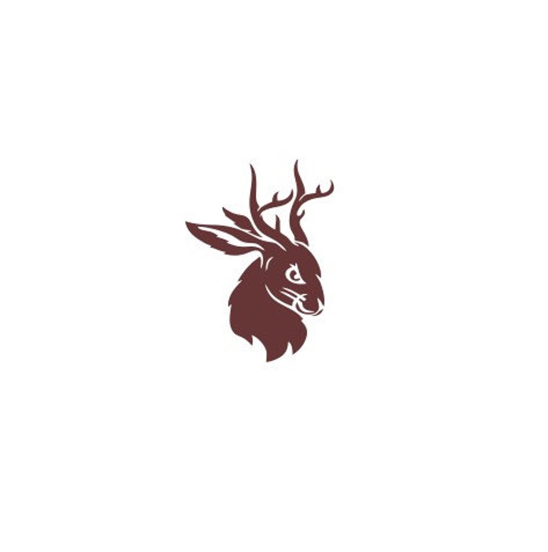 Jackalope A SVG, Keychain SVG, Cricut, Silhouette, Instant Download ...