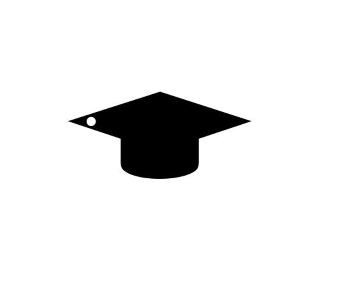 Grad Hat SVG, Keychain SVG, Cricut, Silhouette, Instant Download, SVG ...