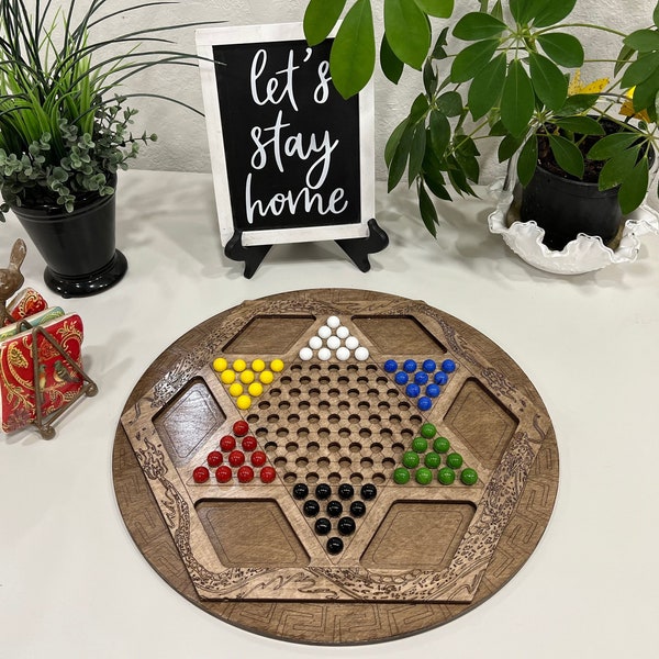 Checkers Board Game - Etsy