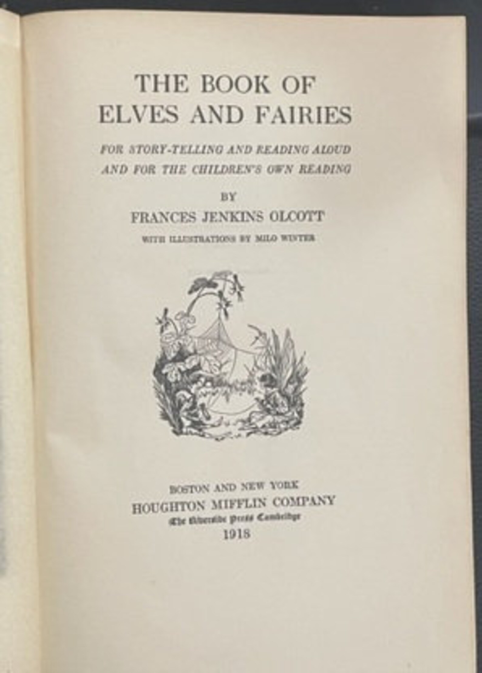 The Book of Elves and Fairies – for Story Telling and Reading Aloud and ...