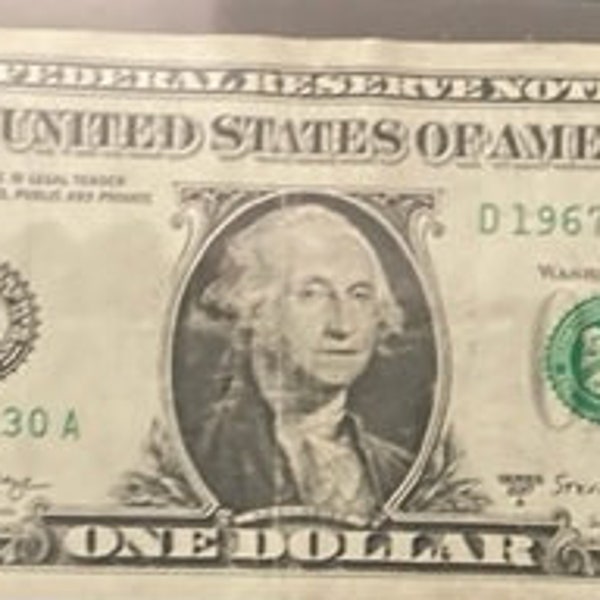 Dollar Bill Special Serial Number - Etsy