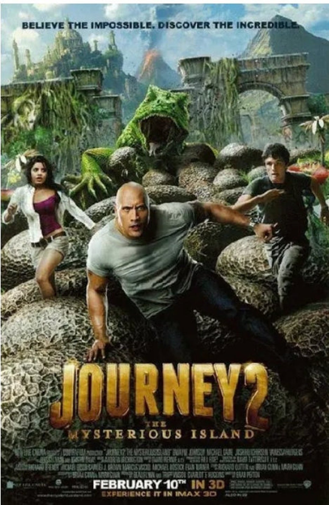 Original Movie Poster for the Mysterious Island - 27 X 40 Inches ...