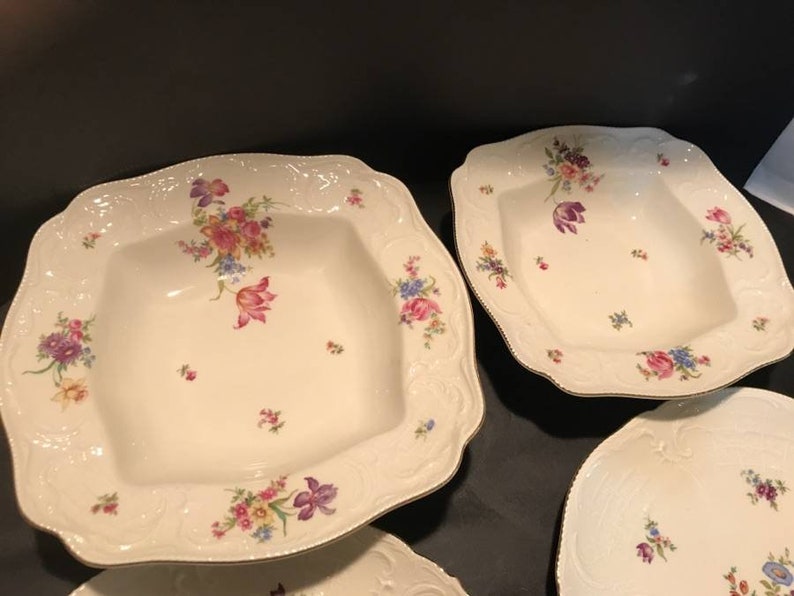 Vintage Rosenthal "sans Souci" Pattern German Fine Porcelain China ...