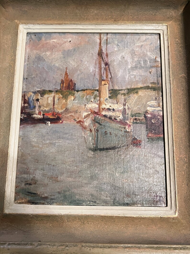 Rare Original Antique Oil Painting by Richard Heyworth (1862 - 1942 ...