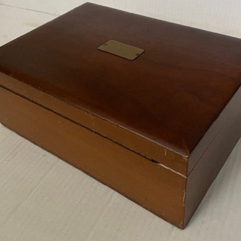 Walnut Valet Box - Etsy