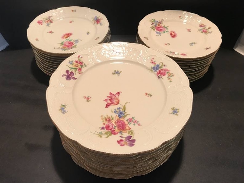 Vintage Rosenthal "sans Souci" Pattern German Fine Porcelain China ...