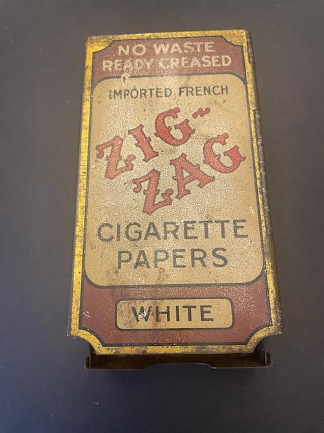 Vintage Zig-zag Cigarette Paper Tin – Classic Smoking Memorabilia ...