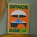 Space Age 60s Vintage Digital Poster - Etsy