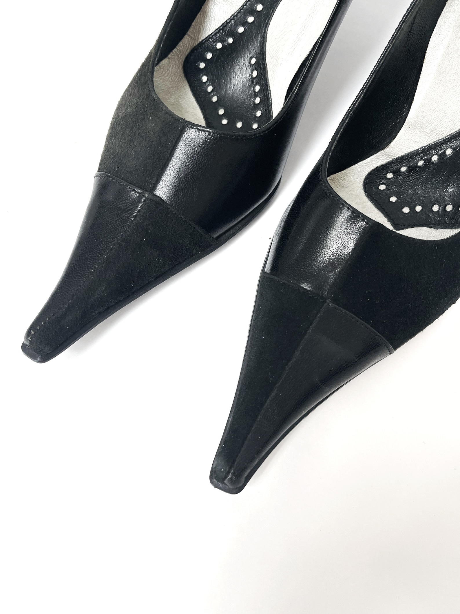 Vintage 90s Stiletto Pump Heels, 90s Slingbacks, Vintage Pointed ...